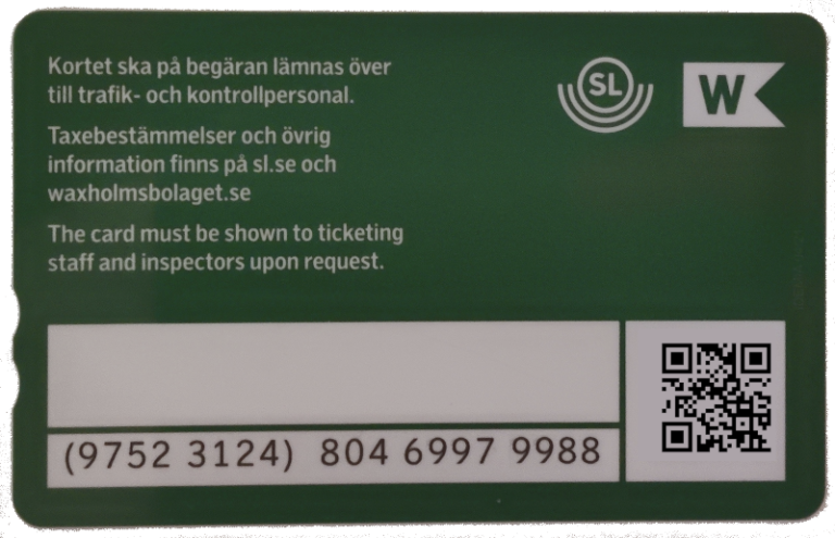 SL:s gröna kort – barnfientligt – Fredriks blog